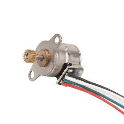 China VSM1070 10mm Micro Stepper Motor 2 Phase 4 Wire 18° Step Angle 5.0 VDC Bipolar Drive for sale