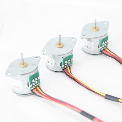 China 20mm 12V PM Stepper Motor 2 Phase 4 Wire 18 Degree Step Angle 100 Ohm Coil Resistance for sale