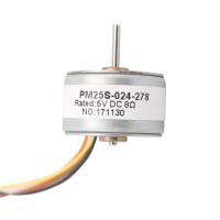 China 25mm Permanent Magnet Stepper Motor 2 Phase 4 Wire 18 Degree Step Angle 5V 8 Ohm for sale