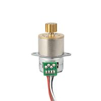China 15mm 5V DC Micro Geared Stepper Motor with Metal Gearbox - 300 gf.cm Torque, 18° Step Angle, Model SM1516 for sale