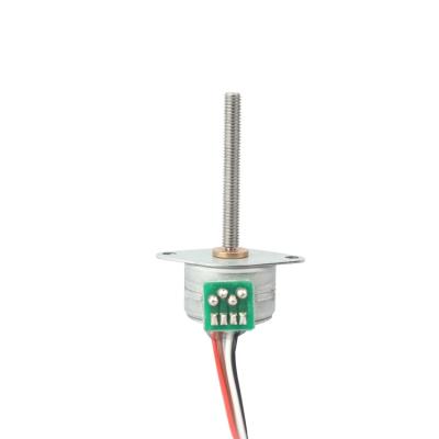 China 15mm Permanent Magnet Stepper Motor 18 Degree Step Angle M3 Screw Shaft for Medical Instruments for sale
