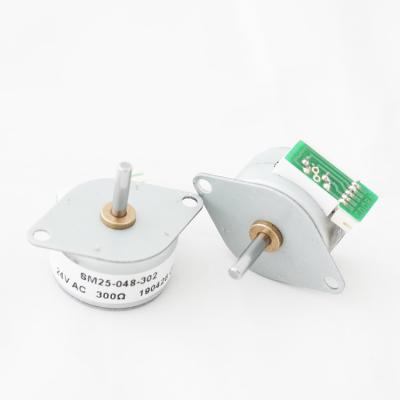 China 24V AC Synchronous Motor 24 Pole Permanent Magnet Stepper Motor SM25-048-302 with 300Ω Resistance for sale