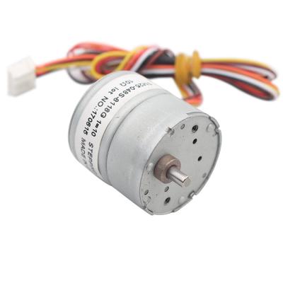 China 25mm Geared Stepper Motor 5V 24V High Torque DC Motor SM25-048S-8118G for sale