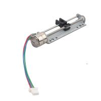 China 10mm micro slider linear stepping motor screw motor with5v dc bracket stepper motor SM10198 for sale