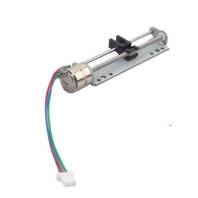 China 10mm micro slider linear stepping motor screw motor with5v dc bracket stepper motor SM10198 for sale