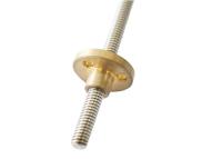 China T-Type Trapezoidal Lead Screw TR8 300mm with Nut - YF45Mnr Steel HRC58-62 for 3D Printers and CNC Machines for sale