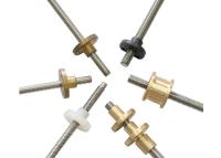China T8 Trapezoidal Lead Screw and Nut for 3D Printers - φ2-14mm Diameter Range with 1-14mm Lead Options for sale