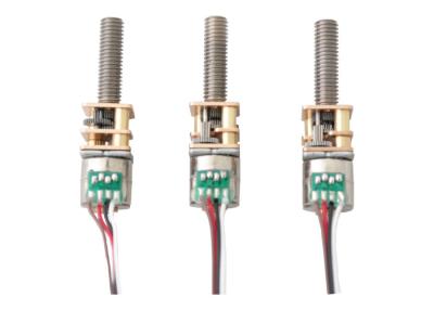 China SM10-100G 10mm Micro Metal Gearmotor 1:100 Ratio High Torque 25 mN·m Stepper Motor 3-5V for sale