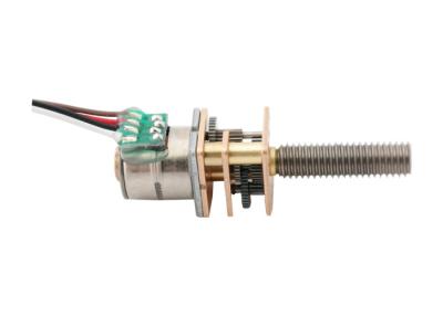 China 10mm 18Ω 3V Geared Stepper Motor High Precision Micro Metal Gearmotor 1:100 Gear Ratio for sale