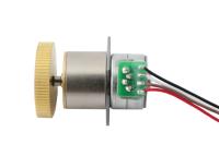 China 5V Industrial 15mm Micro Metal Gearmotor Permanent Magnet Stepper Motor with 18° Step Angle and 300 gf.cm Torque for Fiber Fusion Splicer for sale