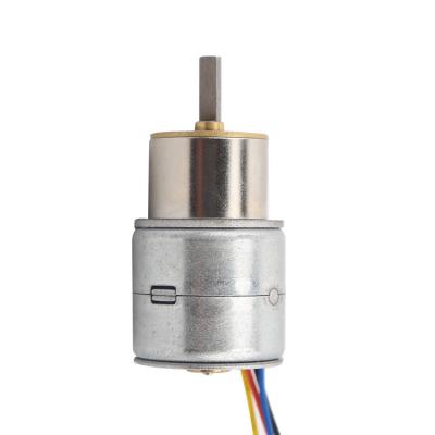 China VSM20-MG 20mm 12V High Precision Stepper Motor with Metal Gearbox - 800g.cm Torque at 20RPM, Custom Ratios 1:3 to 1:360 for sale