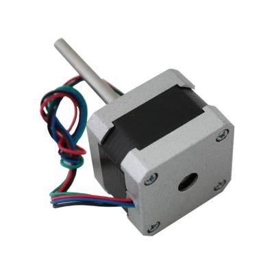 China NEMA17 42mm Hybrid Stepper Motor with 1.8° Step Angle and 6mm Round Shaft for 3D Printers for sale