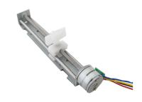 China 15mm Micro Linear Stepper Motor 12VDC with 0.5mm Pitch Screw and 0.02mm Resolution for sale