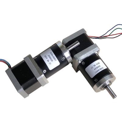China Nema 14 Geared Stepper Motor 35mm 1.8 Degree Step Angle 1:51 Ratio Hybrid Type for Textile Equipment for sale