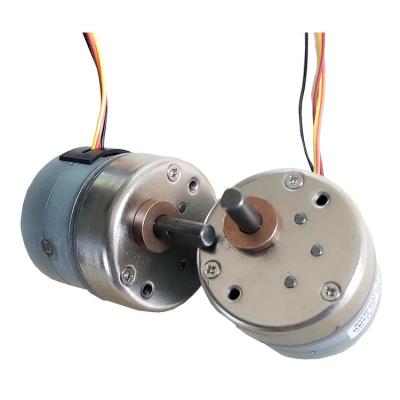 China 35mm High Efficiency 12V DC Metal Geared Stepper Motor with 7.5° Step Angle and 9000g·cm Torque for sale