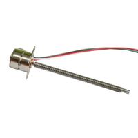 China VSM1070-50M3 10mm Micro Stepper Motor with M3 Threaded Lead Screw, 18° Step Angle, 250mA Current for sale