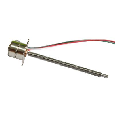 China VSM1070-50M3 10mm Micro Stepper Motor with M3 Threaded Lead Screw, 18° Step Angle, 250mA Current for sale