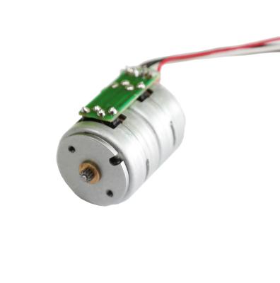 China 15mm Double Stacked 2 Phase 4 Wire PM Stepper Motor 18° Step Angle 5V DC for sale