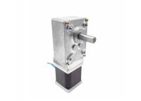 China Nema14 35mm Hybrid Stepper Motor 1.8 Degree Step Angle 12VDC 1A 49:1 Worm Gearbox for Automatic Control for sale