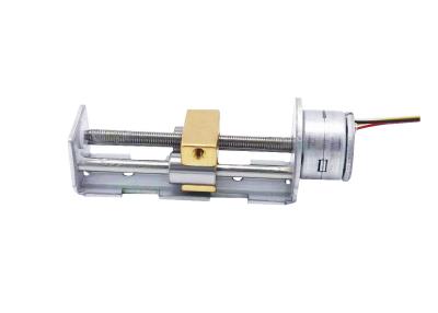 China SM15-45L 2 Phase 15mm Miniature Slider Screw Stepper Motor 18 Degree 6V DC PM Stepper Motor for sale
