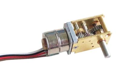 China 10mm 5V DC High Torque Stepper Motor with Worm Gearbox 18 Degree Step Angle for sale