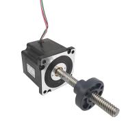 China NEMA34 Linear Lead Screw Stepper Motor 1.8 Degree Angle With Nut for sale