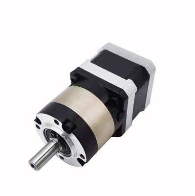 China NEMA 17 42mm Planetary Gearbox Hybrid Stepper Motor 0.9° Step Angle 0.4-1.7A/phase for sale