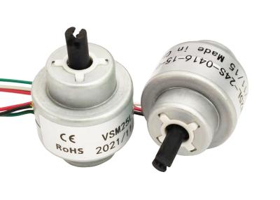China Custom Shaft Linear Stepping Motor 15 Degree Step Angle 12V 25mm Diameter for sale