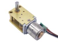 China 10mm 2 Phase Micro Worm Gearbox Stepper Motor 5V DC 18° Step Angle for Automation for sale