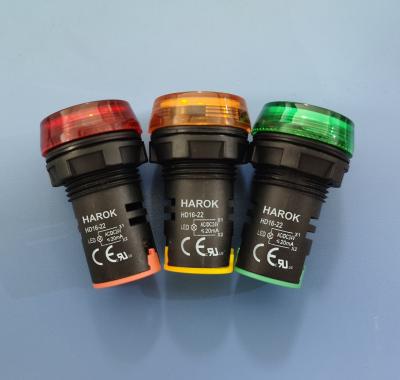 China Green Red 110 Volt LED Pilot Indicator Light With 360 Degree Beam Angle for sale