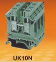 China Uk Series General Model Electrical Terminal Blocks 120/220VAC Snap In Mounting for sale
