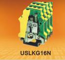 China Uk Series General Model Electrical Terminal Blocks 120/220VAC Snap In Mounting for sale