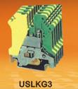 China Uk Series General Model Electrical Terminal Blocks 120/220VAC Snap In Mounting for sale