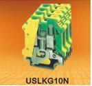 China Uk Series General Model Electrical Terminal Blocks 120/220VAC Snap In Mounting for sale