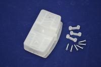China HAROK 3x3x1.5mm2 Plastic Electrical Junction Box Electrical Connector Box for sale