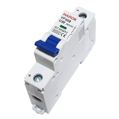 China VF008 DC Circuit Breaker MCBs UL489 Circuit Breaker With 500V Insulation Voltage And -25℃ To 70℃ Storage Temperature for sale