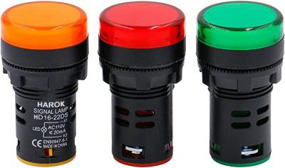 China RoHS Certified UL LED Pilot Indicator Light 100LM 110v Dc Led Indicator Lights for sale