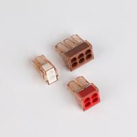China Brown 400V Push In Wire Connectors 12 Awg Wire Connector VSC-6 Type for sale