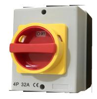 China HAROK 63A  25 Amp Rotary Isolator For PV 690V Rotary Cam Switch Waterproof Cover Box for sale
