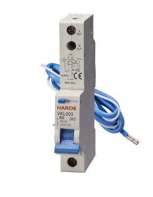 China GFCI Din Rail Circuit Breaker 15A 10kA Interrupt Rating for sale