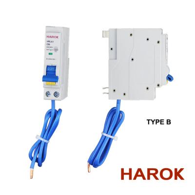 China VRL03 MINI RCBO With Residual Current 6A, 10A, 16A, 20A, 25A, 32A, 40A, 50A With Standard IEC/EN 61009-1, AS/NZS 61009.1 for sale