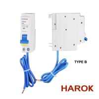 China VRL02 1P+N Mini RCBO Type B With Rated Current 6A, 10A, 16A, 20A, 25A, 32A, 40A, ,45A, 50A for sale