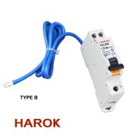 China VAL003 Mini RCBO Residual Current Operated Circuit Breaker With Over Current Protection With Breaking Capacity I△M 500A for sale