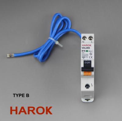 China VAL003 Type B Residual Current Operated Circuit Breaker With Over-Current Protection With Rated Voltage AC240V, AC120V for sale