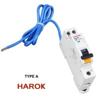 China VKL003 RCBO Type A Residual Current Circuit Breaker With Overload Protection With Rated Residual Current Up To 300mA for sale