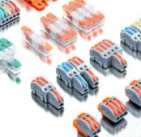 China Brown 400V Push In Wire Connectors 12 Awg Wire Connector VSC-6 Type for sale