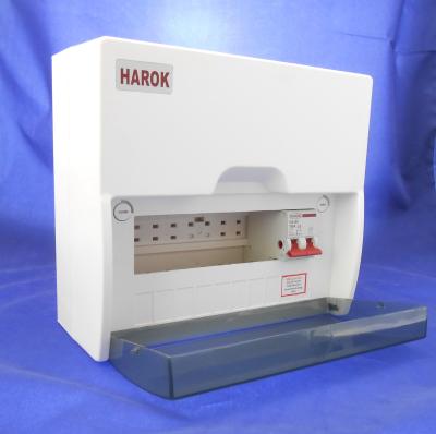 China Rcd Controlled Distribution Box 100a 6 Way Consumer Units For Electrical Protection for sale