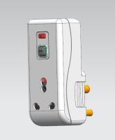 China 250VAC 16A PRCD Plug Adaptor Safety Device For Households Workplaces for sale