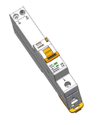 China BESTAFDD 1 HAROK 32A 30mA CE Certified Combined AFDD RCBO for sale