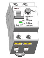 China HAROK BESTAFDD 2 40A 2 Module Residual Current Operated Circuit-Breaker With Integral Overcurrent  Protection for sale